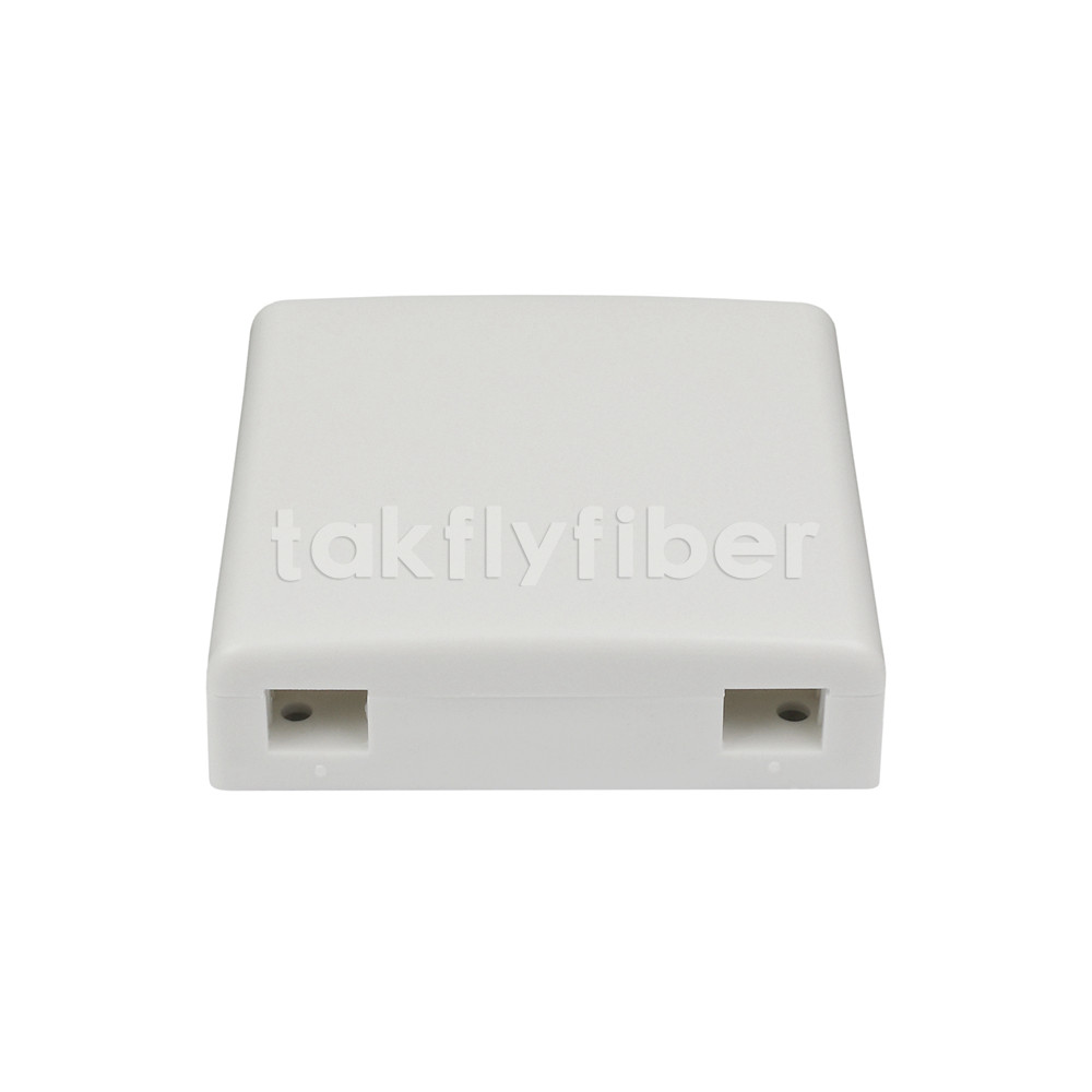 86 Type FTTH Faceplate Box SC APC SC UPC 2 Port Fiber Optic Wall Outlet