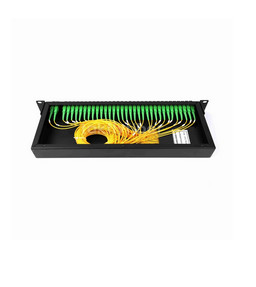 Passive 2x32 Rack Mount PLC Splitter Single Mode G657A SCAPC For FTTX