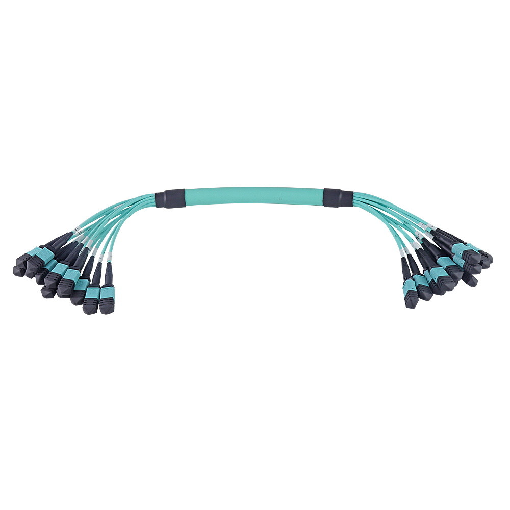 144F 576F OM3 OM4 Fiber Optic Breakout Cable