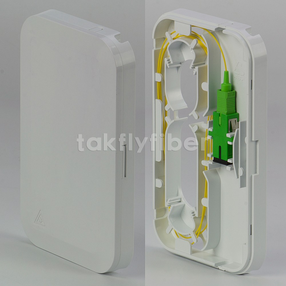 FTTX 1 Core FTTH Junction Box Fibre Terminal Box SC Adapter Pigtail