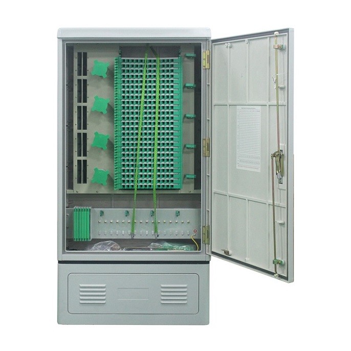 288 Cores Outdoor Fiber Optic Cross Connect Cabinet SMC FTTH FTTX ...