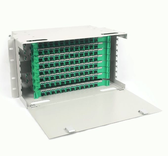 12 24 144 Port Loaded SC Simplex Rack Mount Patch Panel 6U FTTH FTTB