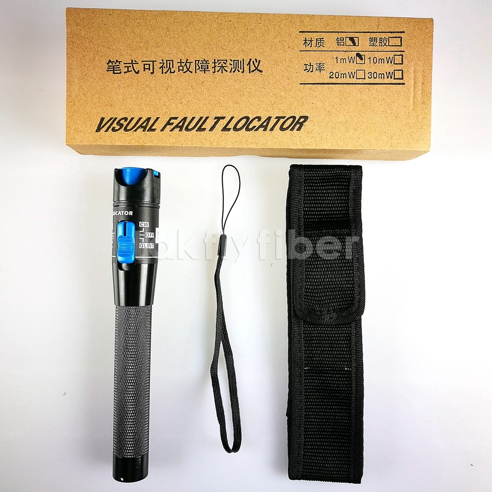 1mW VFL Visual Fault Locator FTTH Fiber Optic Tool Kit Tester Pen Type ...