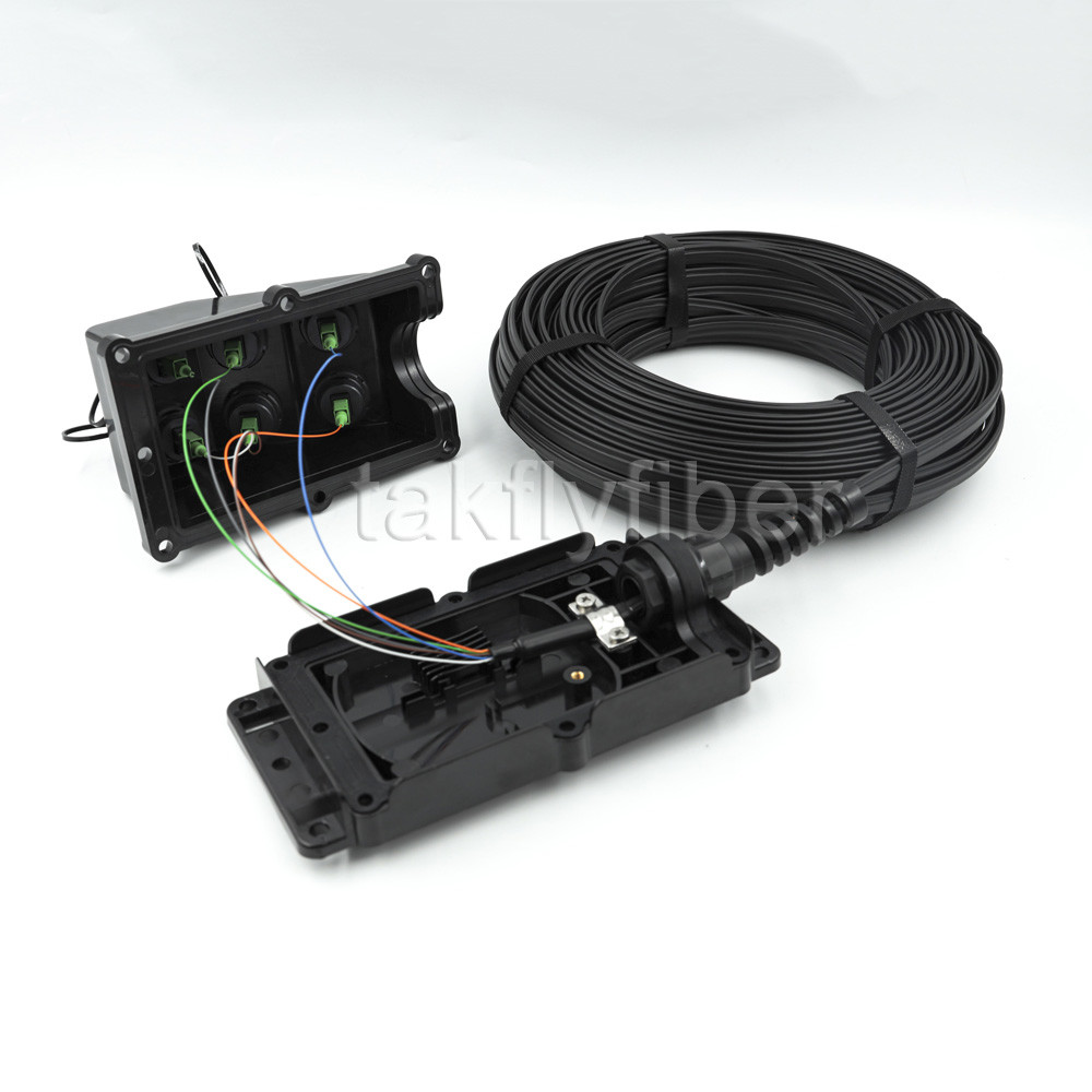 6 Way Tower MST Distribution Terminal Box With Hardened Drop Cables ...