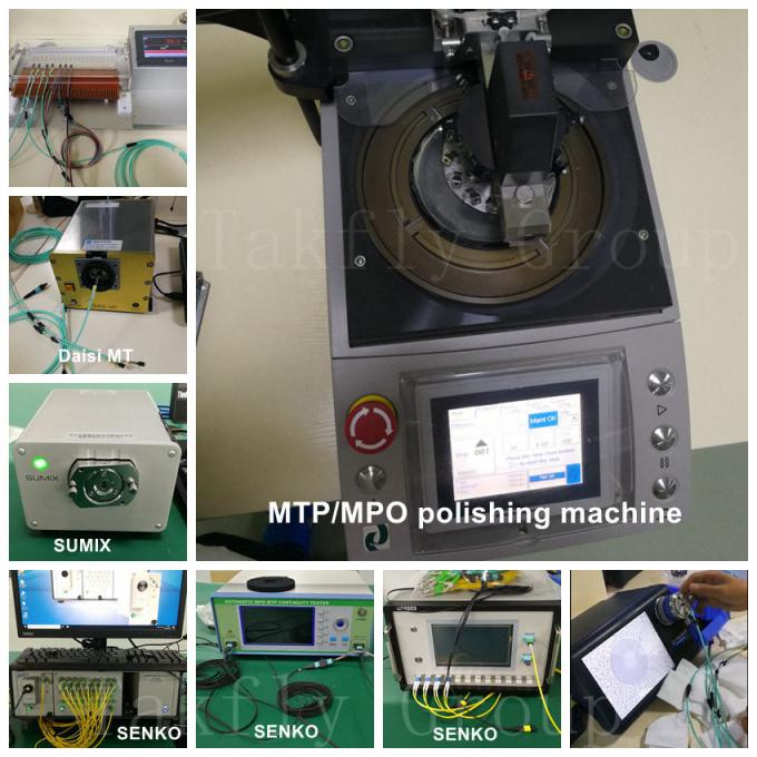 Mini 0.9mm Cable MPO MTP To LC SM mtp 12 Fibers Connector Optic Cable