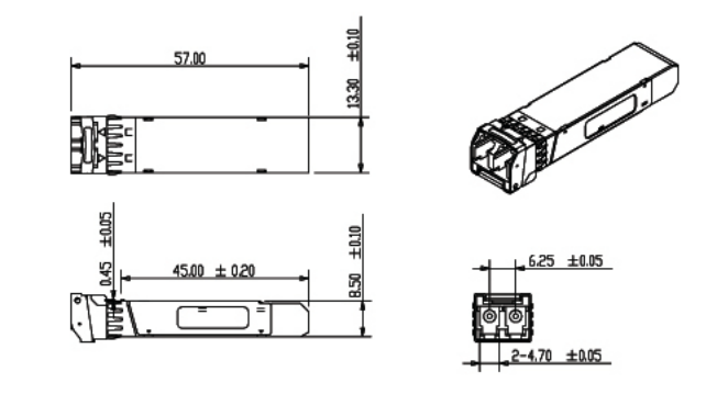 10G DWDM SFP+ ZR 80KM 24dB EML C-Band 50GHz 100GHz 200GHz ITU Grid