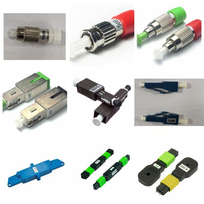 Single Mode Fc Upc Plug In Fixed Optical Attenuator 5db 10db 15db 25db