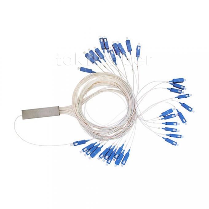 FTTH 1X16 Steel Tube Fiber Optic Couplers And Splitters Without ...