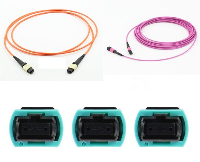CPR 24C Fiber Optic Patch Cord Data Center MPO Fiber Cable