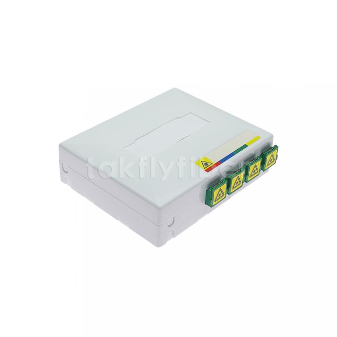 1core 2core 4core FTTH Faceplate SC LC Adapter UL94V0 ABS Wall Mounting ...