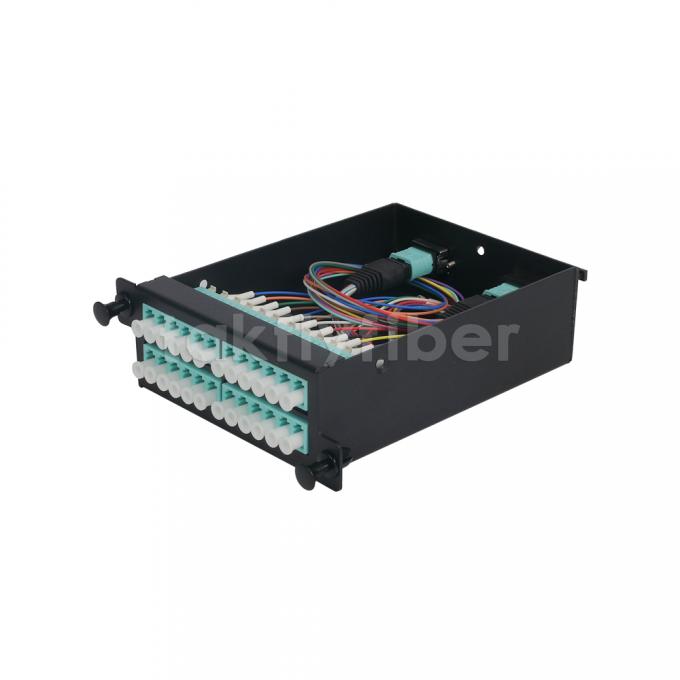 96 Fibers MPO 1U Patch Panel Slide Out FDU 19 Inch Frame Rack With ...